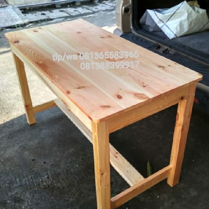 Jual Meja Makan/ Meja Kayu Minimalis/ Meja Tamu/ Meja Kafe/ Meja Resto ...