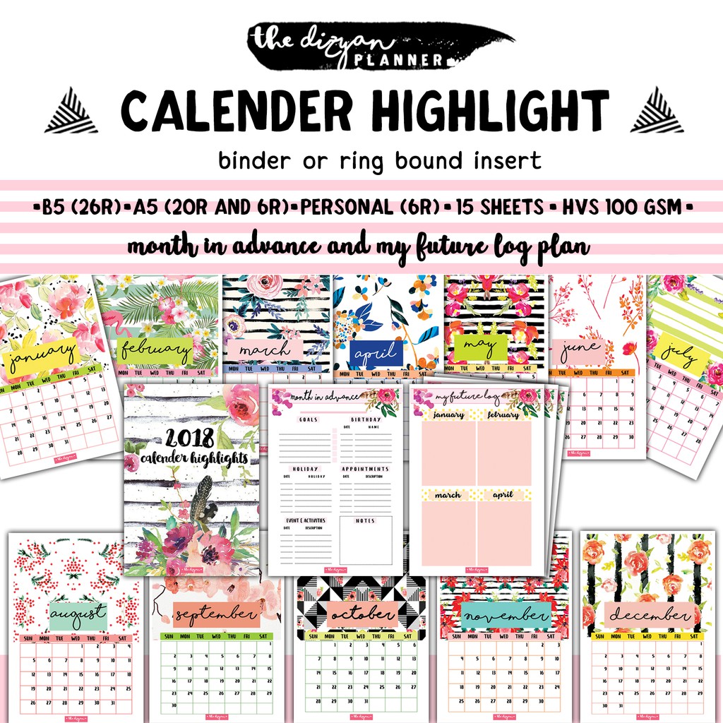 Jual CALENDER HIGHLIGHT | Shopee Indonesia