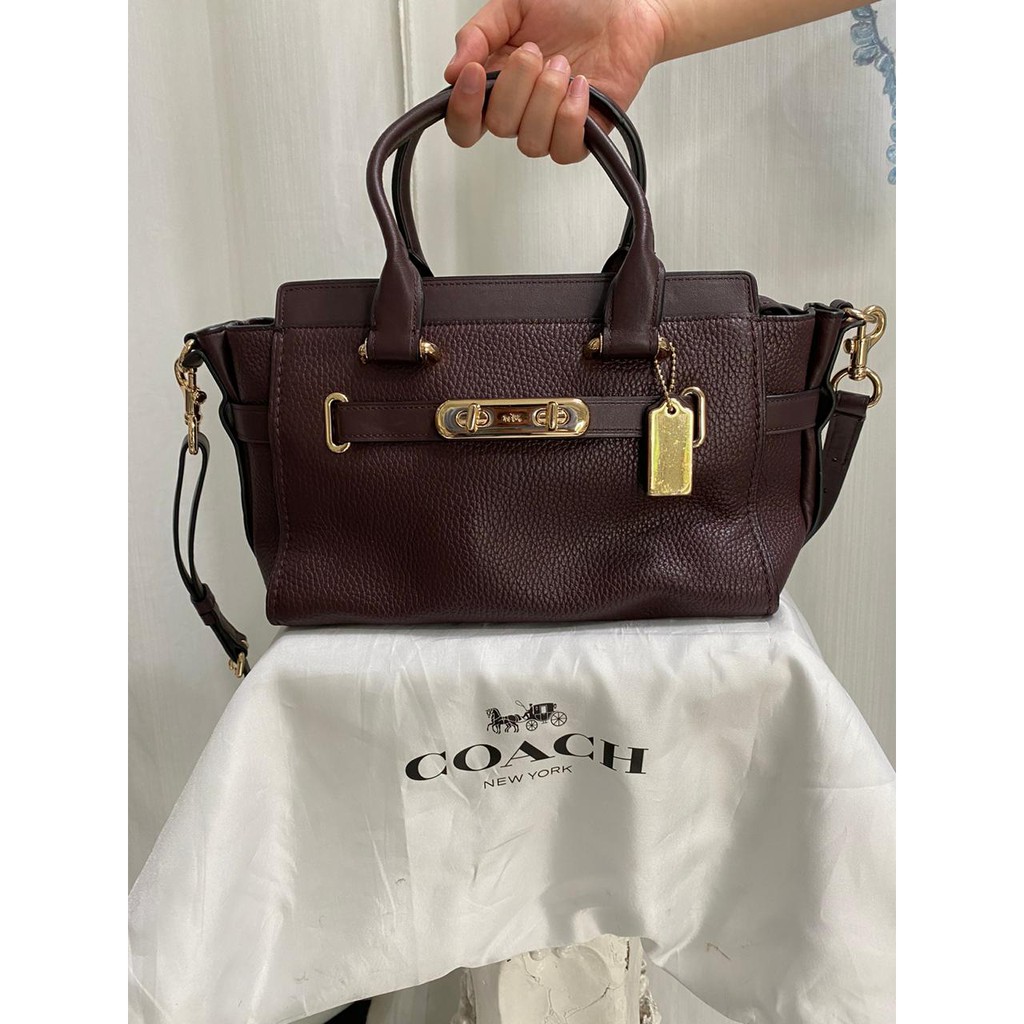 Jual Coach Swagger 27 Pebble Leather | Shopee Indonesia