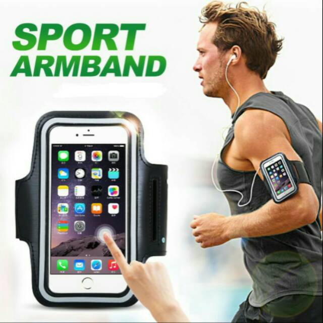 Jual Tas Jogging Lengan Tas Lari HP Running Sport Arm Band Case Tas HP ...