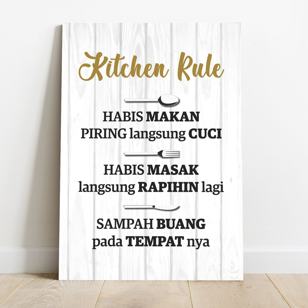 Jual POSTER KITCHEN RULE HABIS MAKAN PIRING CUCI MASAK RAPIHKAN BUANG ... Jual POSTER KITCHEN RULE HABIS MAKAN PIRING CUCI MASAK RAPIHKAN BUANG ...