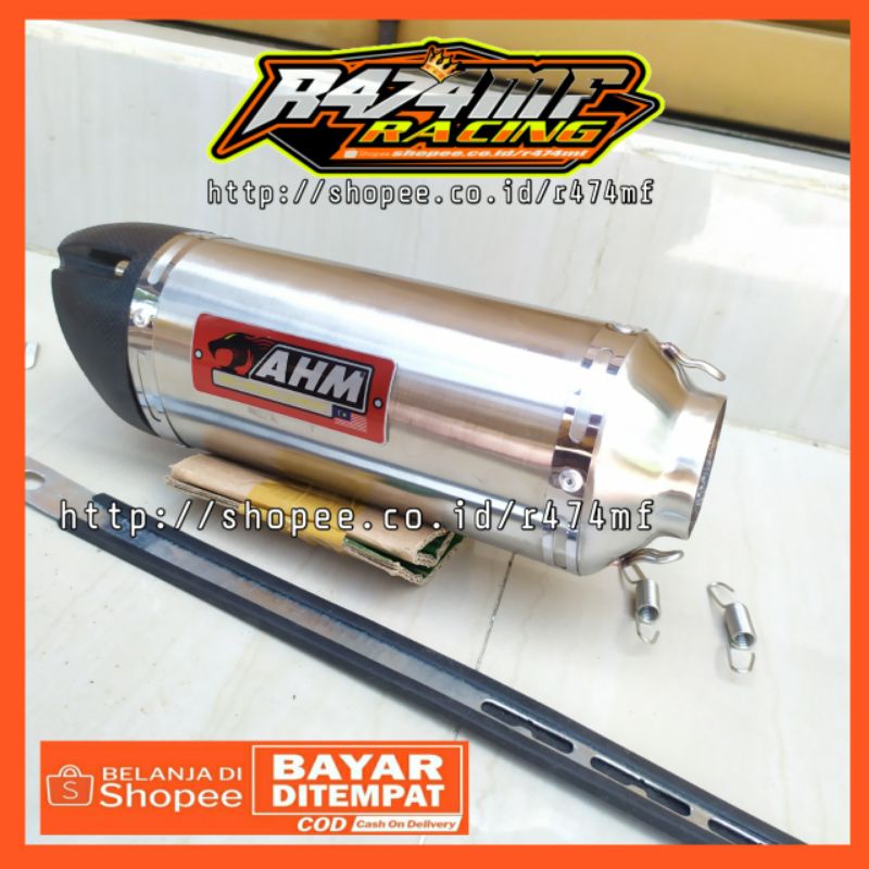 Jual AHM Exhaust (Silincer Only) Inlet 50mm | Shopee Indonesia