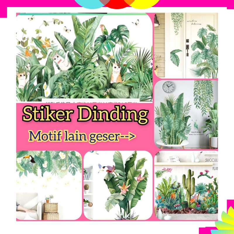 Jual WALLSTICKER WALLSTIKER WALLPAPER WALPAPER WALL STICKER STIKER SETIKER DINDING TEMBOK MOTIF ...