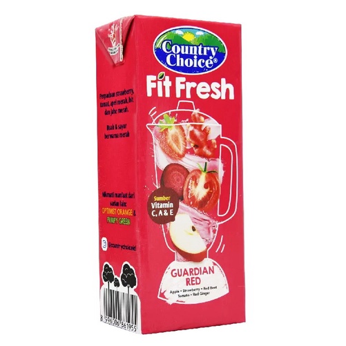 Jual Juice Country Choice Fit Fresh Guardian Red @ 250 ml Indonesia|Shopee Indonesia