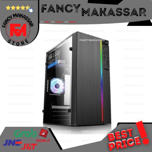 Jual Casing Infinity INF-06 F06 M-atx + PSU 250W NO FAN With LED Strip ...