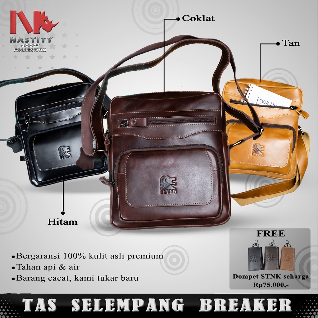 Jual Tas Selempang Pria Kulit Asli Tas Slempang Slingbag Slimbag Sling ...