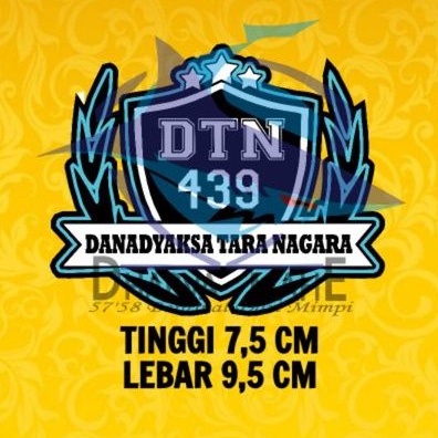 Jual Stiker DTN 439, Stiker Danadyaksa Tara Nagara, Stiker Polisi ...