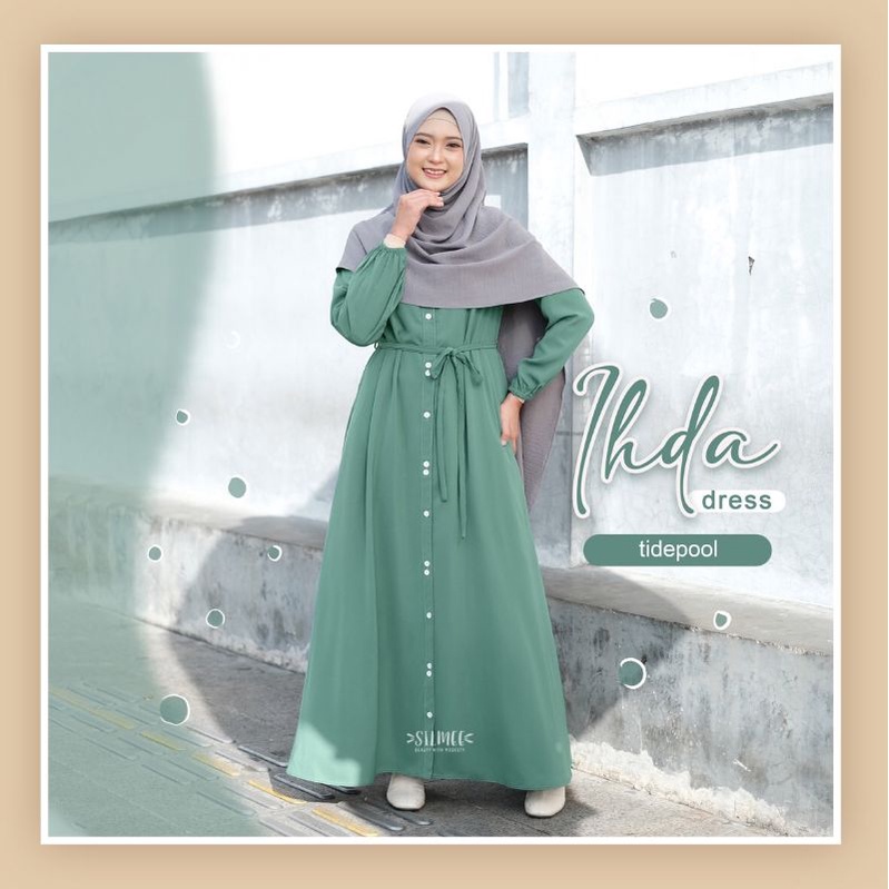 Jual IHDA DRESS ONLY BY SILMEE/PHASMINA TARA/DRESS SYARI/DRESS POLOS/DRESS PREMIUM/DRESS POLOS ...