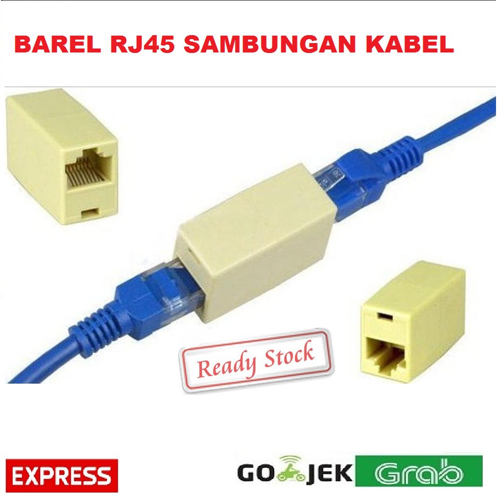 Jual Barel RJ45 Sambungan Barrel Kabel Lan | Shopee Indonesia