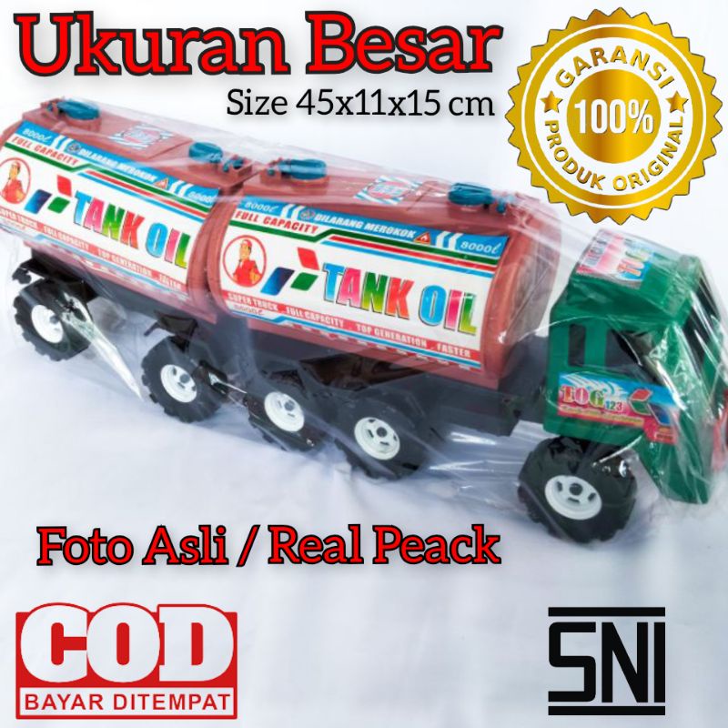 Jual Mainan Truk Tanki Minyak Gandeng - Mobil Truck Angkut Anak ...
