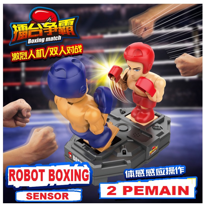 Jual MAINAN ANAK SENSOR BATTLE BOXING FIGHT TINJU FIHGTER 2 PLAYER LIKE ...
