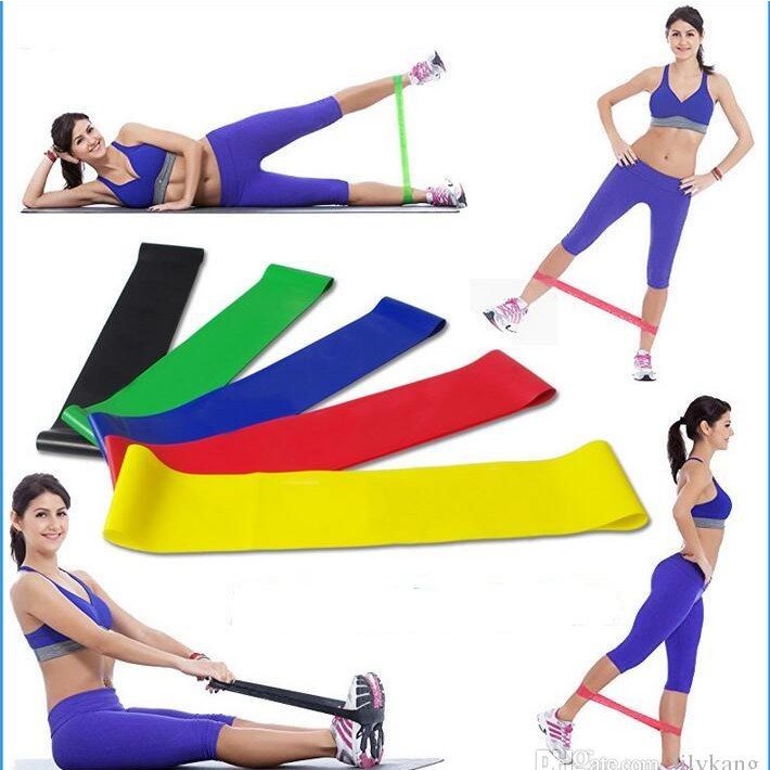 Jual Thera Band, Yoga resistant band, resistance band loop, pilates ...