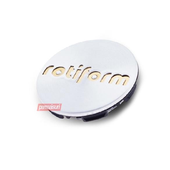 Jual Rotiform Center Caps Brushed In Silver with Gold Logo Original ...