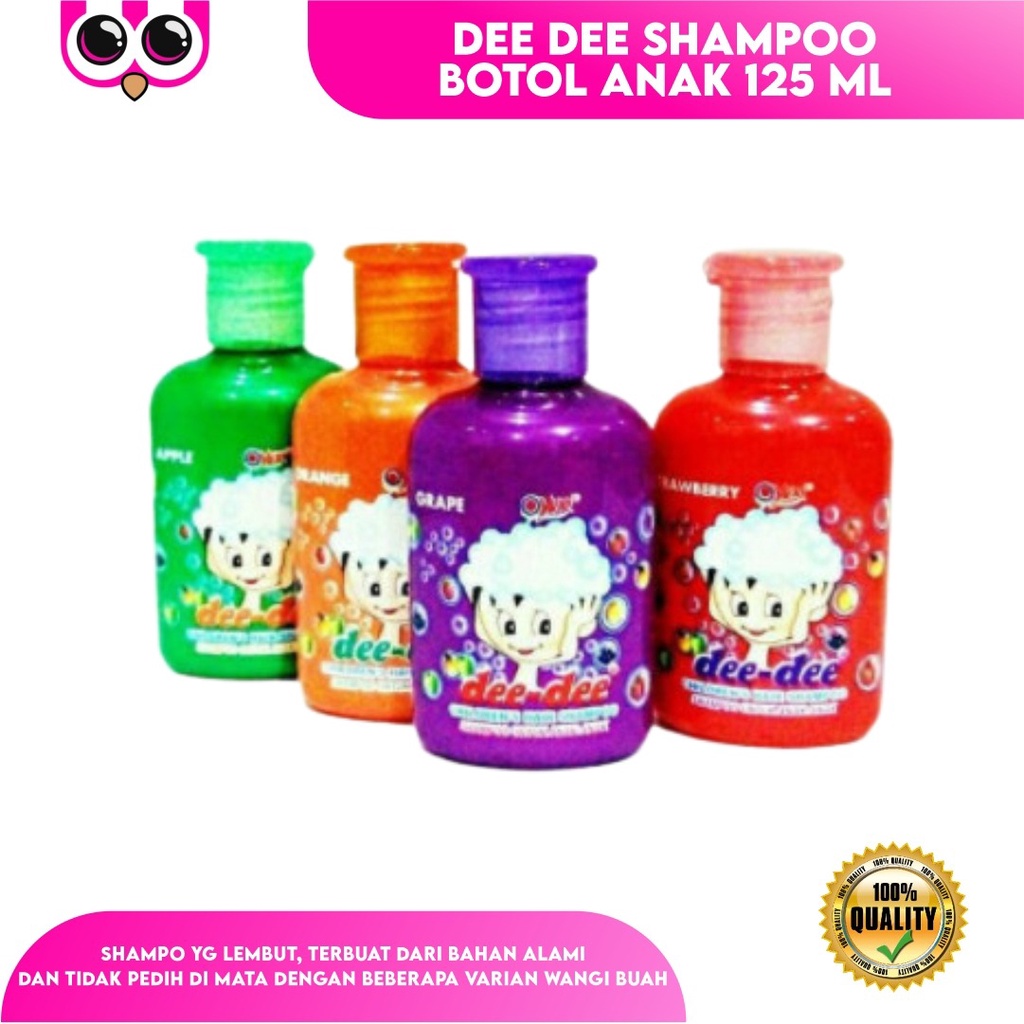 Jual [ BOTOL 125 ML] DEE DEE SHAMPOO BOTOL ANAK 125 ML / SAMPO | Shopee ...