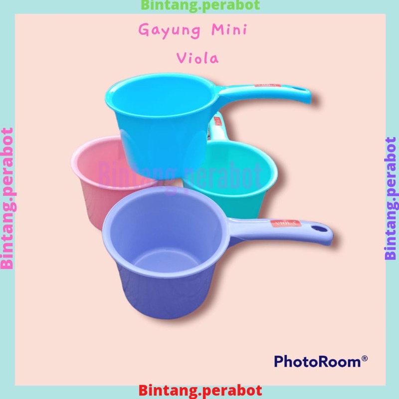 Jual VIOLA - Gayung Mandi Mini Kecil Mungil / Gayung Mandi Plastik ...