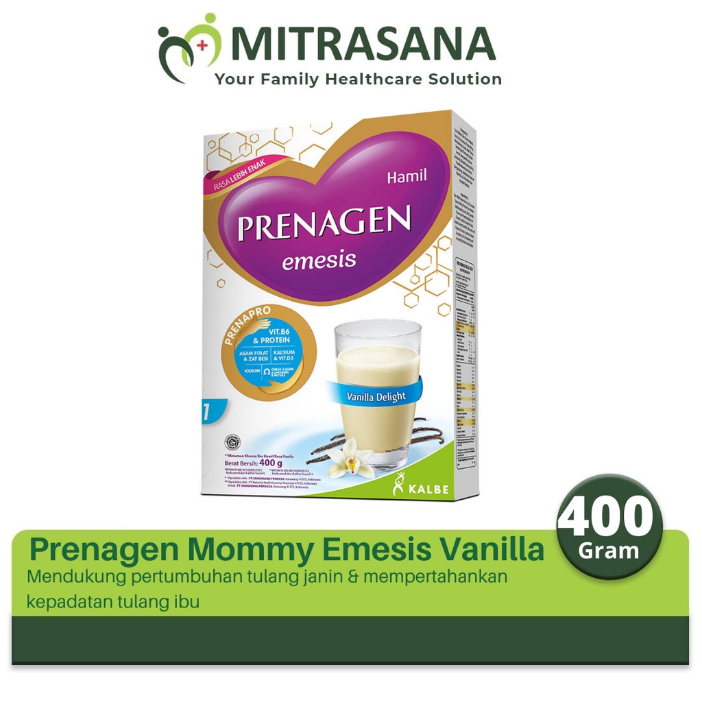 Jual Prenagen Mommy Emesis Vanilla Delight - 200 gr / 400 gr - Membantu Memenuhi Nutrisi Ibu ...