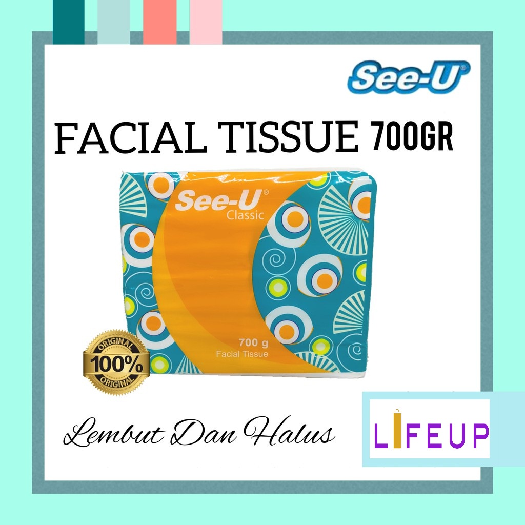 Jual FACIAL TISSUE See- U CLASSIC 700gr /Tisu wajah klasik kiloan 700 ...