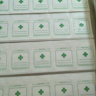 Jual Kertas puyer Kantong puyer Pembungkus obat sendok puyer | Shopee ...