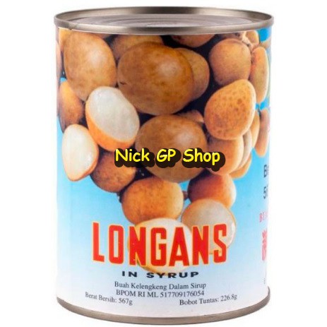 Buah Kaleng Longan Kaleng TTS per Kardus isi 12 Grosir / Longan Kaleng ...