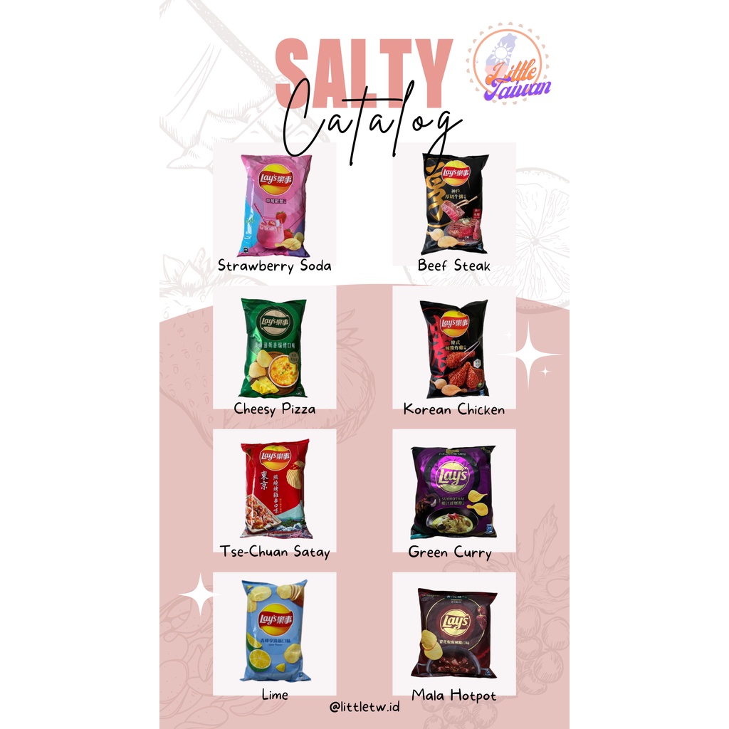 Jual Lays Import Taiwan - Banyak variant rasa | Shopee Indonesia