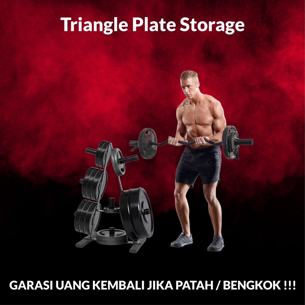 Jual Alat Fitness Rumah Rak Penyimpanan Dumbbell Dumble Plate Rack ...