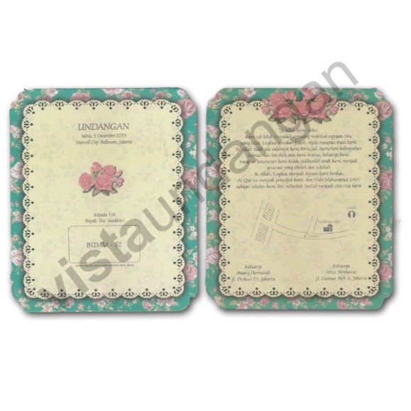 Jual Undangan nikah blanko Obral BUMM 52 DIY Print | Shopee Indonesia