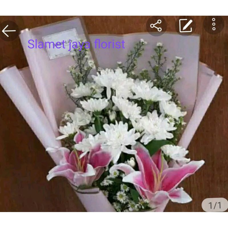 .buket bunga segar spesial ultah dan wisuda | Shopee Indonesia