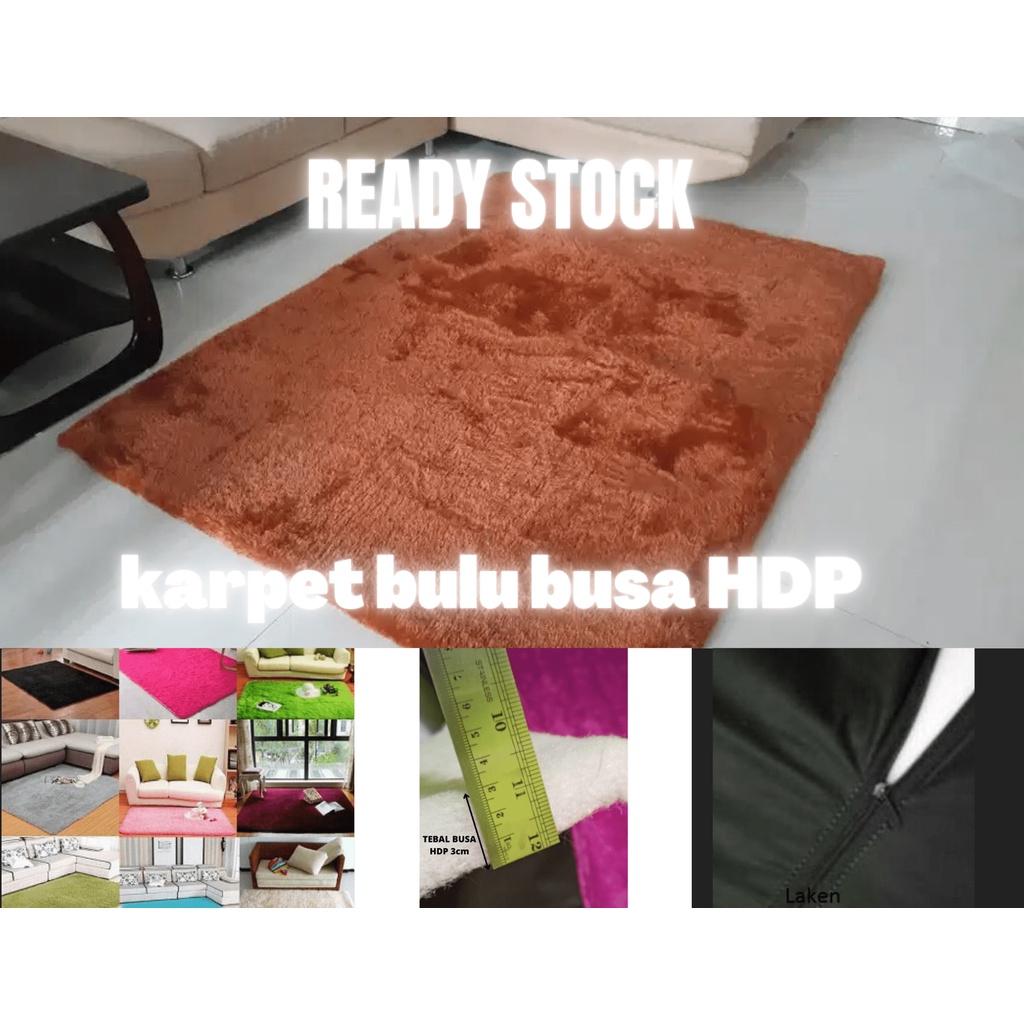 Jual KARPET BULU RASPUR 160x100x5cm busa HDP | Shopee Indonesia