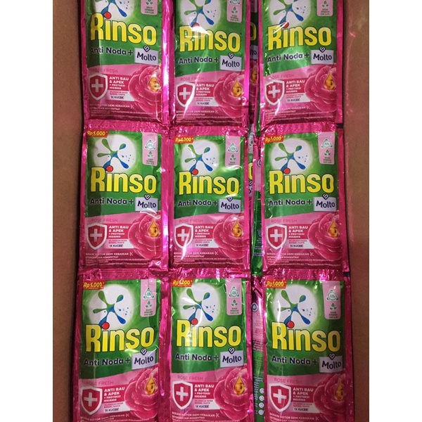 Jual Rinso cair sachet renceng @ 40 ml | Shopee Indonesia
