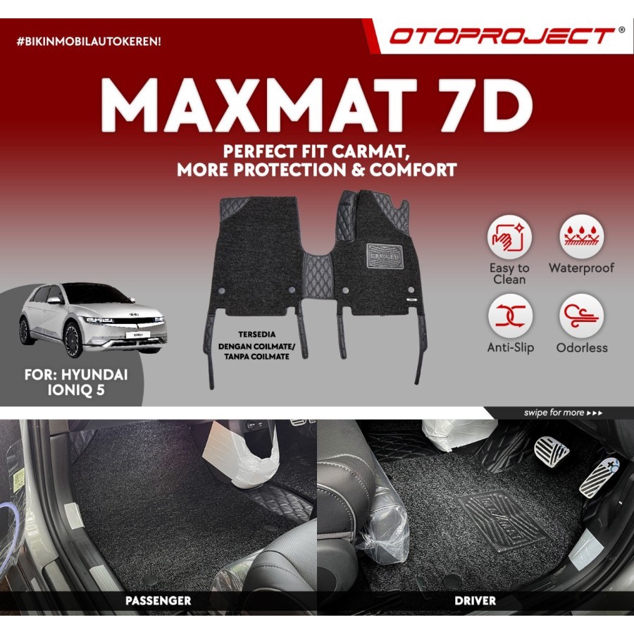 Jual ORIGINAL MAXMAT Karpet 7D Hyundai IONIQ 5 2022 Full bagasi ...