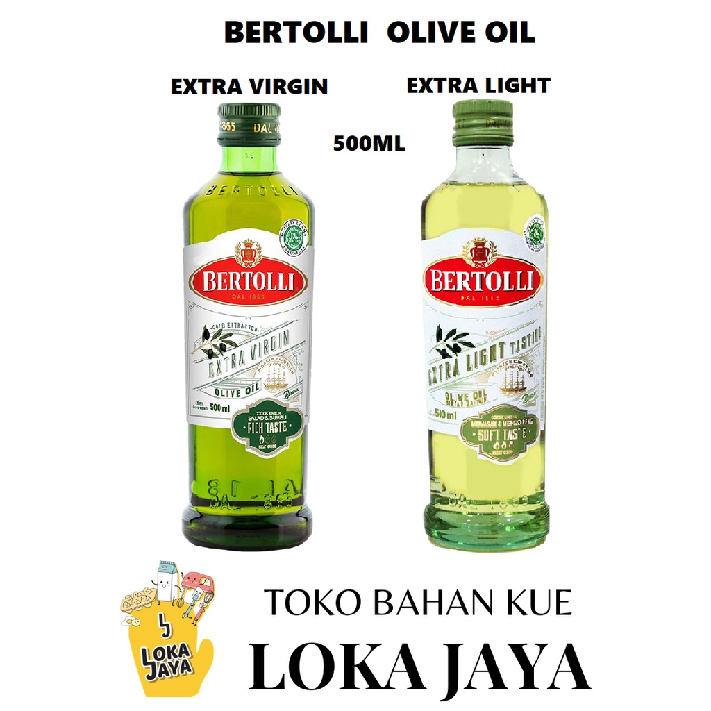 Jual BERTOLLI MINYAK ZAITUN EXTRA VIRGIN & LIGHT 500 ML (GRAB INSTANT) | Shopee Indonesia