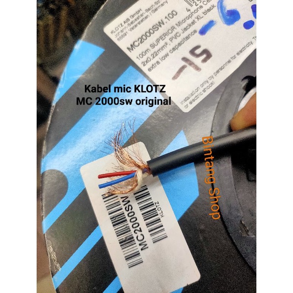Jual Kabel mic KLOTZ MC 2000sw original Meteran | Shopee Indonesia