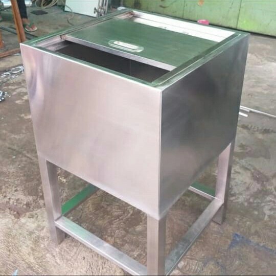 Jual Ice Bin 50x50x40 (+kaki 40 cm) / Tempat Es Batu / Cooler / Box Es ...