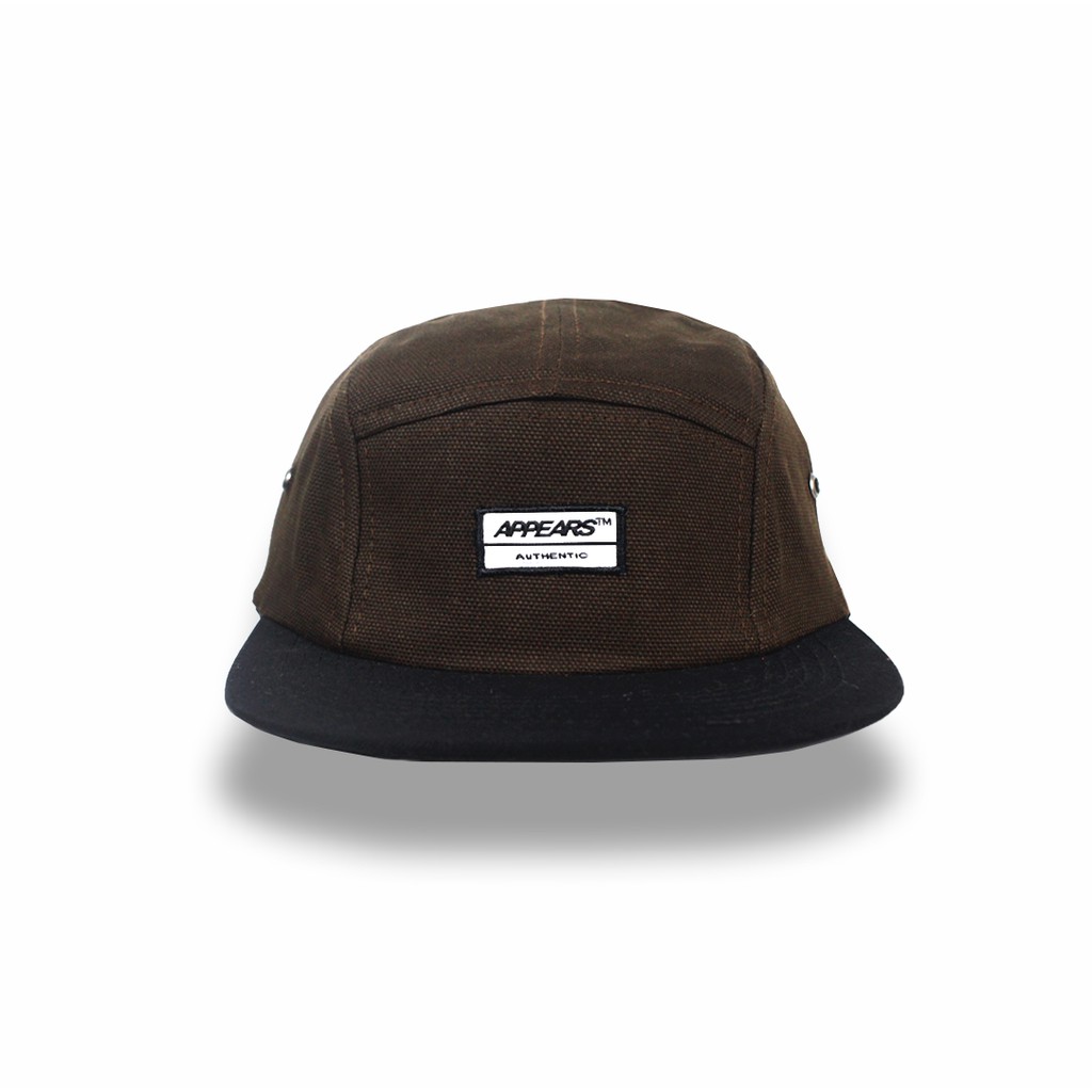 Jual Topi 5 Panel Appears ( Appears Basic Street Brown ) | Shopee Indonesia
