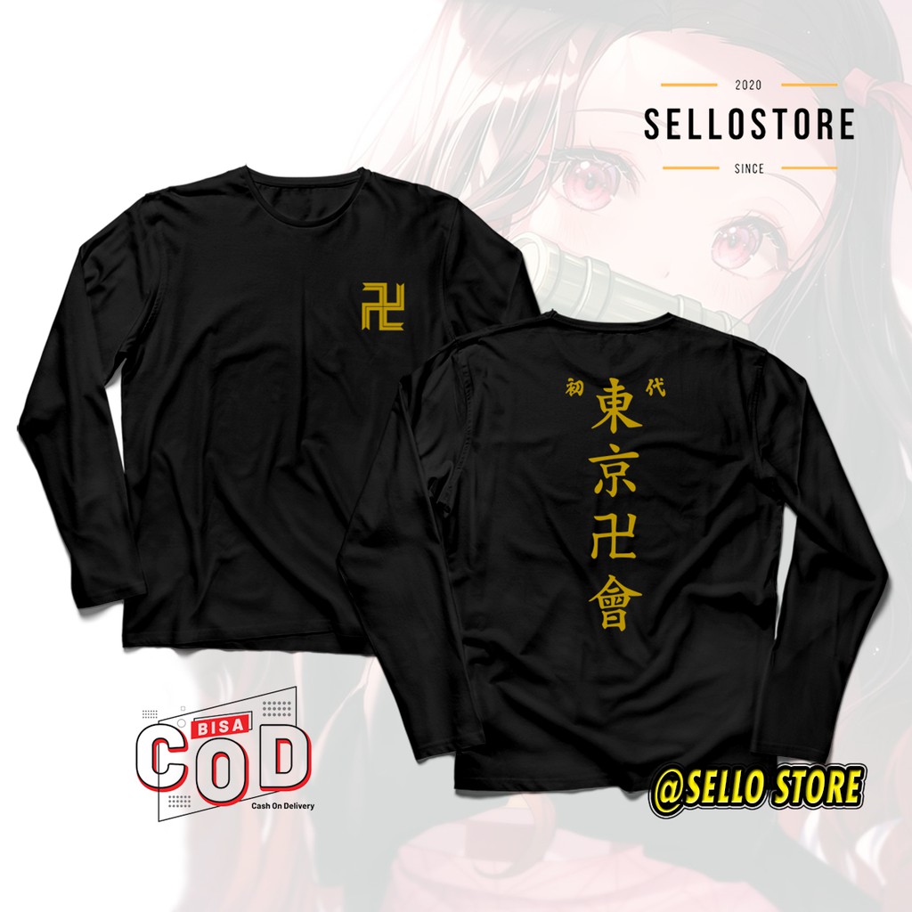 Jual Kaos Anime Lengan Panjang Tokyo Revengers Kaos Tokyo Revengers ... Jual Kaos Anime Lengan Panjang Tokyo Revengers Kaos Tokyo Revengers ...