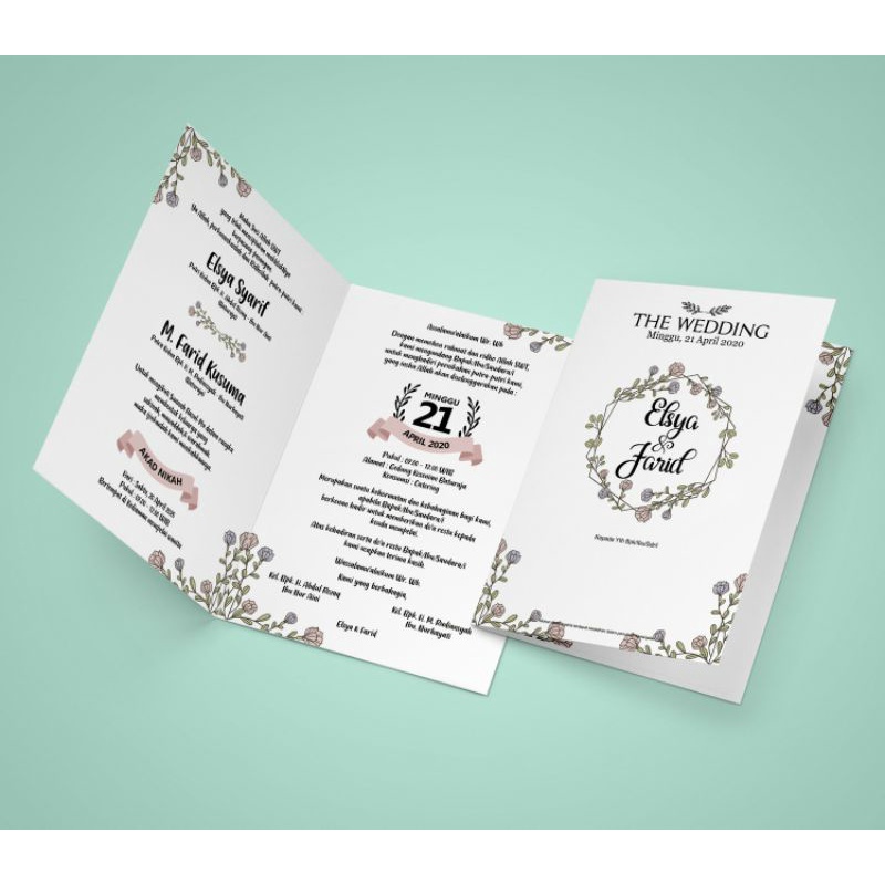 Jual Undangan pernikahan / Undangan Nikah / Undangan Perkawinan ...