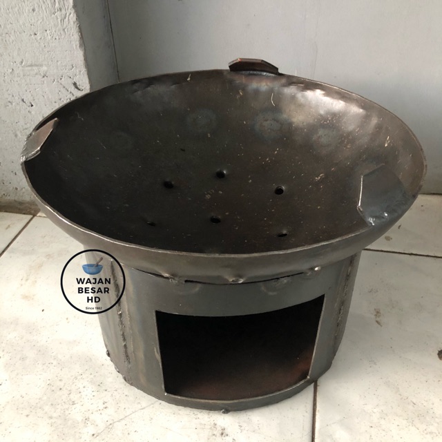 Jual Anglo Tungku Angkringan Plat Besi Baja Hitam | Shopee Indonesia