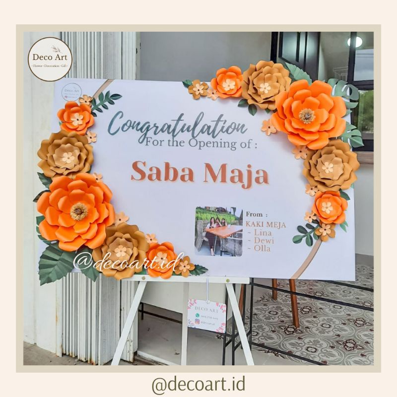 Jual Papan bunga Jakarta Tangerang Wedding Soft Opening Kedukaan ...