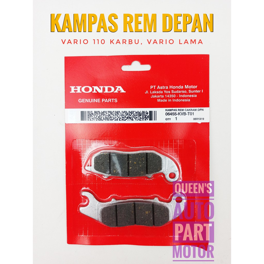 KAMPAS REM DEPAN DISPAD VARIO LAMA VARIO KARBU 110 KVB | Shopee Indonesia