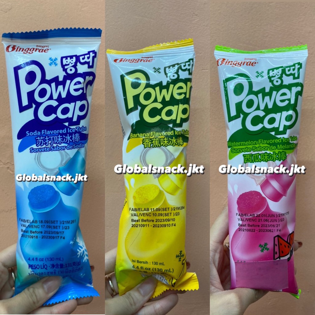 Jual BINGGRAE POWER CAP RASA SODA / SEMANGKA / BANANA Indonesia|Shopee ...