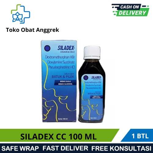 Jual SILADEX COUGH AND COLD 100 ML/OBAT BATUK PILEK/OBAT BATUK KERING ...