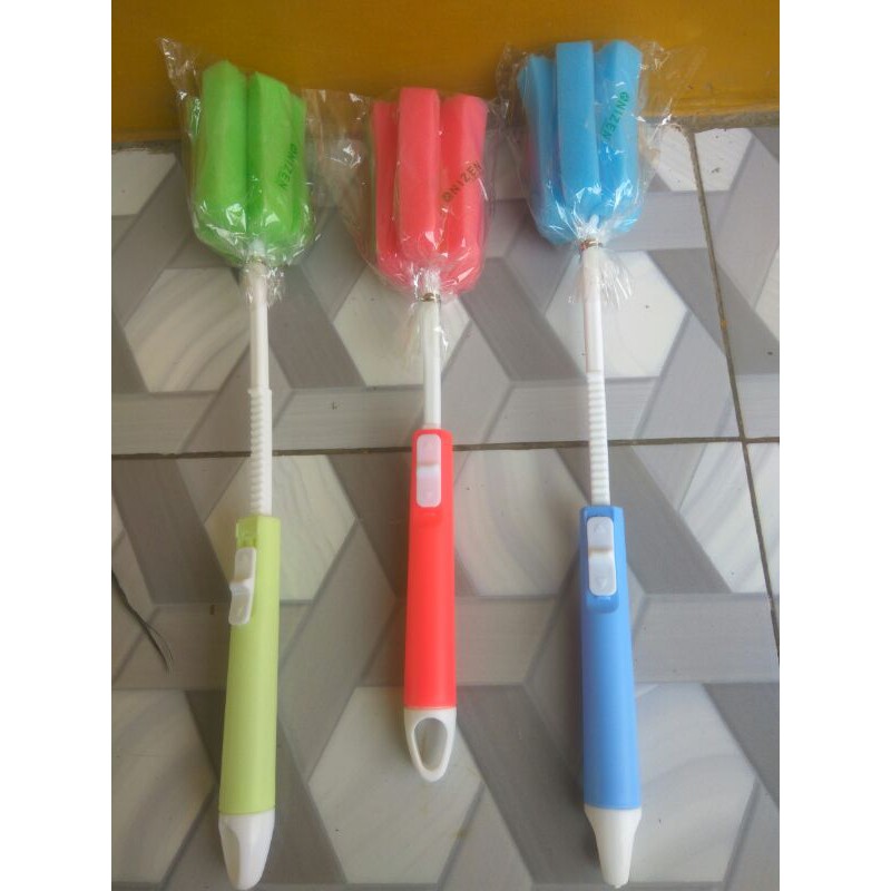 Jual Sikat Botol Busa Lembut Gagang Bisa Panjang Pendek/Sikat Botol ...