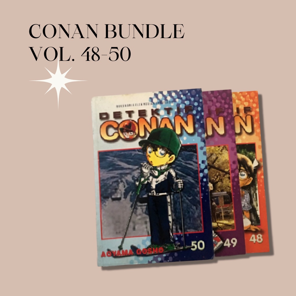 Jual KOMIK SERIAL DETEKTIF CONAN VOL. 48-50 | Shopee Indonesia