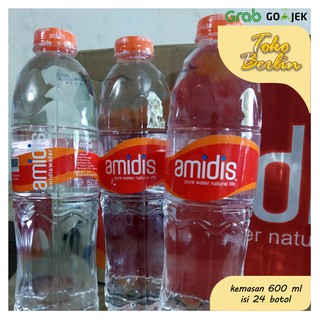 Jual AMIDIS AIR 600 ML ISI 24 BOTOL MINUM DISTILASI | Shopee Indonesia