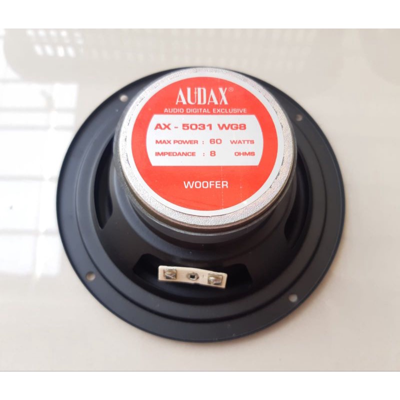 Jual AUDAX Speaker AUDAX 5 Inch AX 5031 Daya 60 Watt WOOFER ORIGINAL | Shopee Indonesia