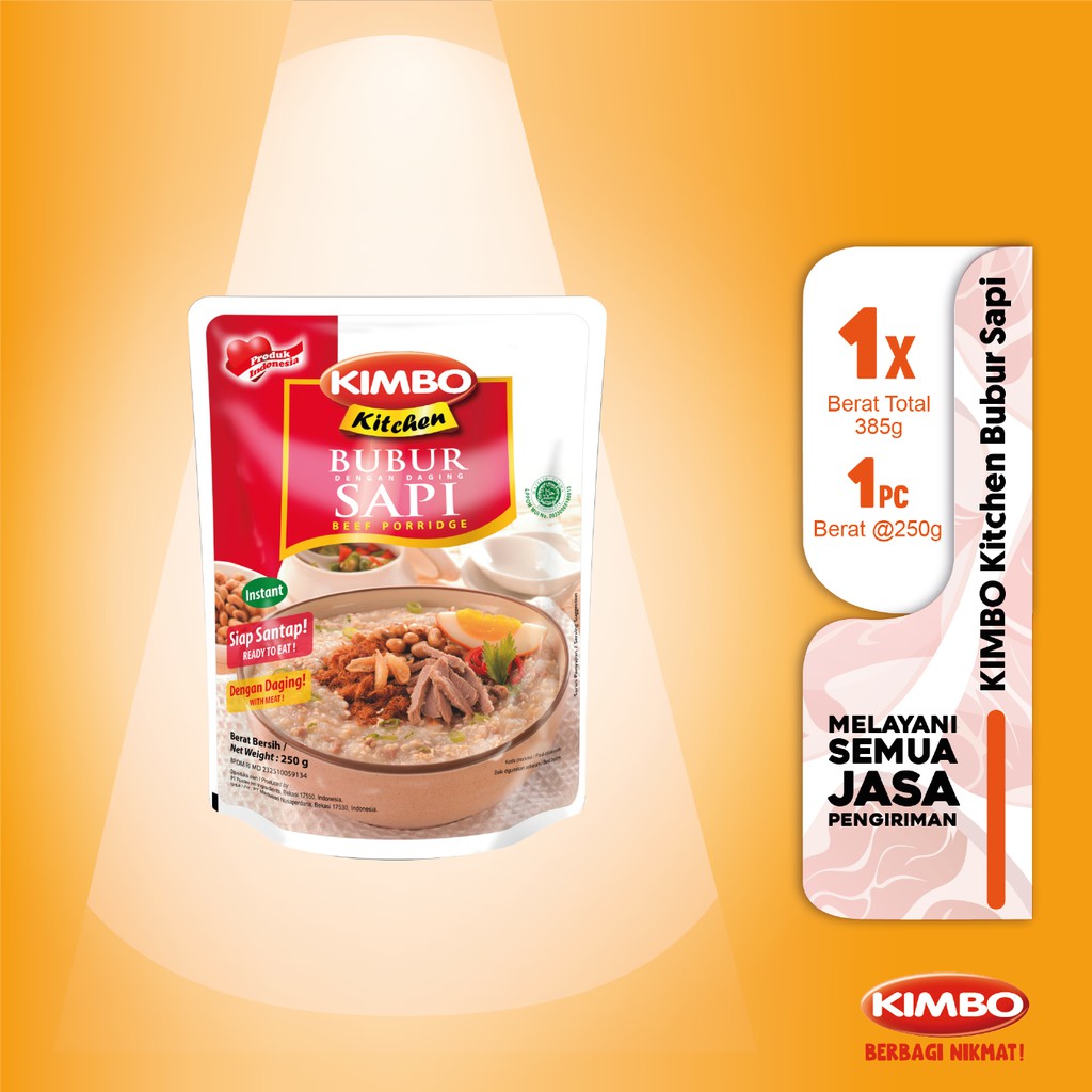 Kimbo Kitchen Bubur Sapi | Shopee Indonesia