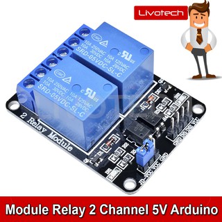 Module Relay 2 Channel 5V Arduino Modul OPTOCOUPLER Rasberry PI, SSR ...