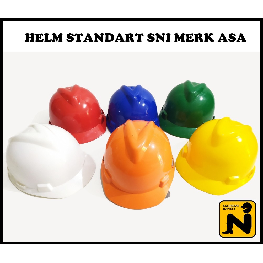 Jual HELM SAFETY PROYEK STANDART ASA SNI V GUARD STANDART KUNING PUTIH ...