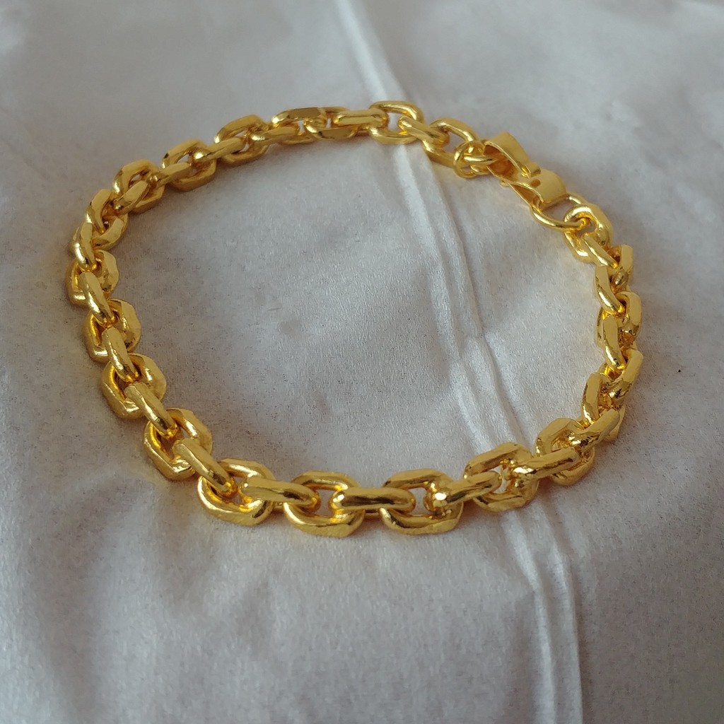 Gelang Rantai Nori Gold Lapis Emas | Shopee Indonesia