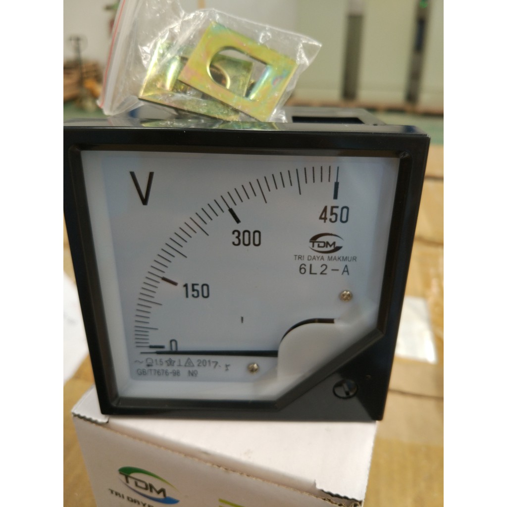 Jual Volt Meter / Voltmeter Analog Jarum 450V | Shopee Indonesia
